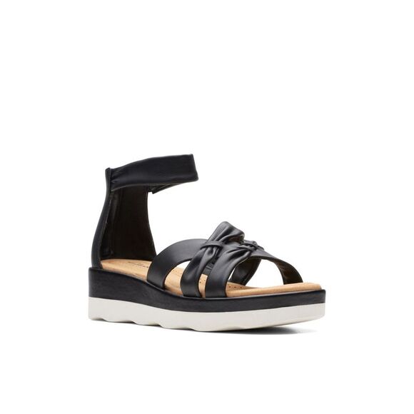 Clarks | Shoes | Clarks Collection Womens Black Platform Clara Rae Toe ...